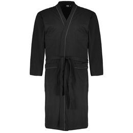 Herren Gro&szlig;e Gr&ouml;&szlig;en | ADAMO Hausmantel aus leichtem Jersey Farbe schwarz Gr&ouml;&szlig;e: 7XL