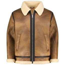 Jack & Jones Herren Gro&szlig;e Gr&ouml;&szlig;en | Jack&Jones Jacke mit Teddyfell Farbe braun Gr&ouml;&szlig;e: 4XL
