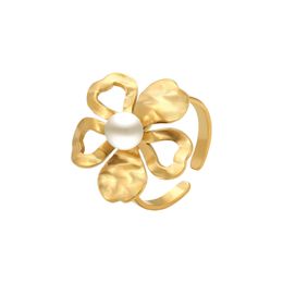 NAEMI Ring Damen Gr&ouml;&szlig;e 50/60 gold / wei&szlig;