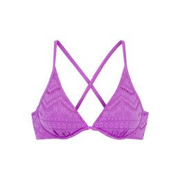 Lascana Bikinitop Damen Gr&ouml;&szlig;e 80 lila