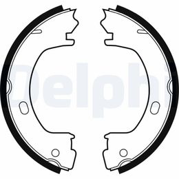 DELPHI Bremsbackensatz ls1960 f&uuml;r DODGE Chrysler
