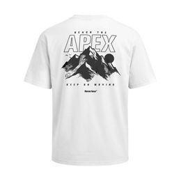 Neverless Shirt 'Apex mountain' Herren Gr&ouml;&szlig;e XS wei&szlig;