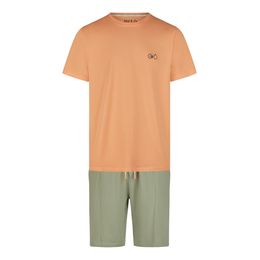 Phil & Co. Berlin Shorty 'Lounge & Night' Herren Gr&ouml;&szlig;e L khaki / orange