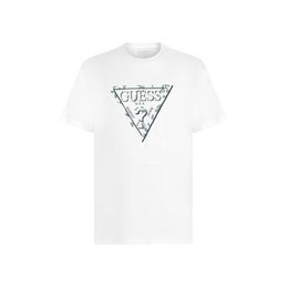 Guess T-Shirt Herren Gr&ouml;&szlig;e XL smaragd / dunkelgr&uuml;n / wei&szlig;