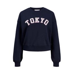 Jack & Jones JJXX Sweatshirt 'JXTATUM' female size S Night blue / Light pink / White
