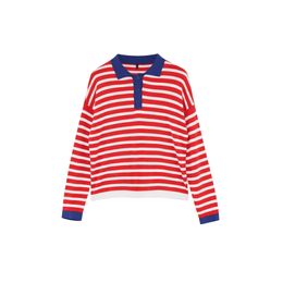 Trendyol Sweater female size L Dark blue / Red / White