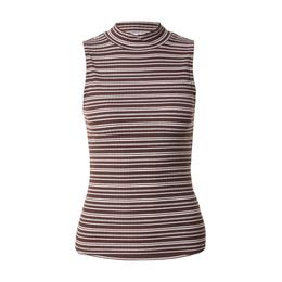 Tom Tailor Denim Top female size XS Chocolate / White
