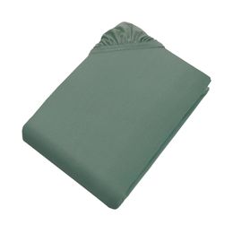 Tchibo - Sch&ouml;ner WOHNEN-Kollektion Spannbettlaken - gr&uuml;n
