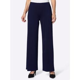 WITT Damen Jerseyhose mit weitem Bein, marine, Gr&ouml;&szlig;e 20