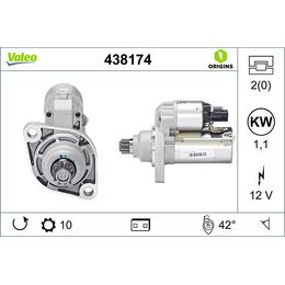 Valeo Starter NEW ORIGINAL PART 438174 f&uuml;r Skoda (SVW) VW (FAW)