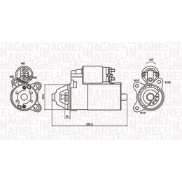 MAGNETI MARELLI Starter 063721336010 f&uuml;r Ford