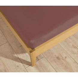 Tchibo - Sch&ouml;ner WOHNEN-Kollektion Jersey-Spannbettlaken - dunkelrot
