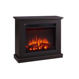 CrownFlame Elektrokamin 'Phanos' dunkle Eiche 2 kW