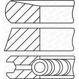 GOETZE ENGINE Kolbenringsatz 08-450600-00