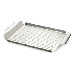 Weber Grillpfanne 'Deluxe' Edelstahl 44,2 x 29,97 cm