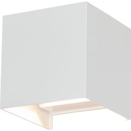 toom LED-Au&szlig;enwandleuchte 'Pula' 780 lm warmwei&szlig; IP 44 10 x 10 x 10 cm