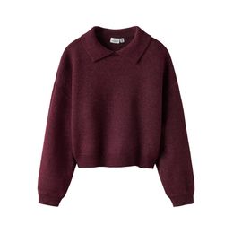name it Pullover M&auml;dchen Gr&ouml;&szlig;e 122/128 burgunder