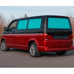 Ideatermica thermische Verdunkelungsrollos f&uuml;r VW T7 Heck & Seiten mit Saugn&auml;pfen 7-lagig - Rollos & Verdunkelung