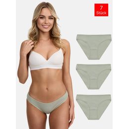 Tazzio Slip '3er-Pack F941' Damen Gr&ouml;&szlig;e M hellgr&uuml;n