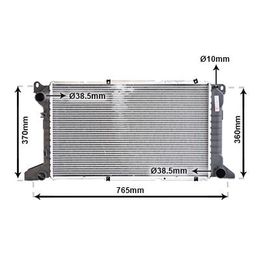 Van Wezel K&uuml;hler, Motork&uuml;hlung 18002204 f&uuml;r Ford