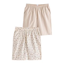 next Pajama Pants female size XS Cream / Ecru / Chocolate / Magenta