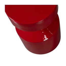 Tchibo - Woood Beistelltisch &raquo;Ferry&laquo; - 30x30x47cm - rot -