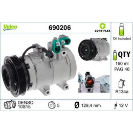 Valeo Kompressor, Klimaanlage 690206 f&uuml;r HYUNDAI KIA
