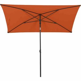 siena GARDEN Rechteckschirm 'City' knickbar 140 x 210 cm