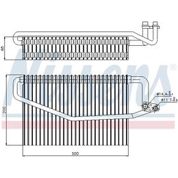 NISSENS Verdampfer, Klimaanlage 92173 f&uuml;r Mercedes