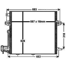 Mahle Kondensator, Klimaanlage BEHR HELLA SERVICE *** PREMIUM LINE ac756000p f&uuml;r Mercedes