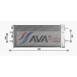 AVA CLEVER CHOICE Kondensator, Klimaanlage bw5617d f&uuml;r MINI