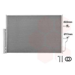 Van Wezel Kondensator, Klimaanlage 59015703 f&uuml;r Volvo
