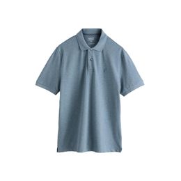 next Poloshirt Herren Gr&ouml;&szlig;e S blaumeliert