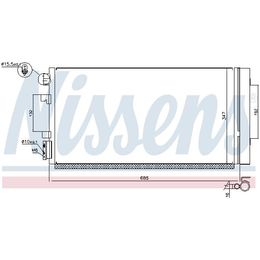 NISSENS Kondensator, Klimaanlage 940259 f&uuml;r RENAULT