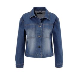 Aniston Casual Jacke Damen Gr&ouml;&szlig;e M blau Sommerjacke