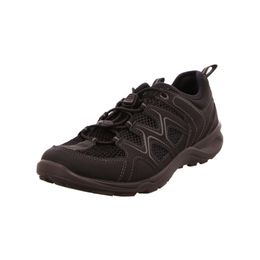 Ecco Sneakers 'Schn&uuml;rschuh Damen 825773/51052 Kunststoff (Synthetik) in schwarz' female size 40 Black