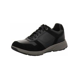 xsensible Schn&uuml;rschuh 'Sneaker Low Herren Moscow Echtleder in schwarz' Herren Gr&ouml;&szlig;e 41 schwarz