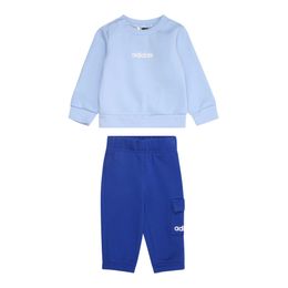 adidas Sportswear Trainingsanzug 'ESSENTIALS' Jungen Gr&ouml;&szlig;e 62 royalblau / hellblau / wei&szlig;