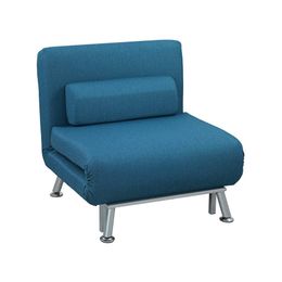 HOMCOM Schlafsessel in Blau 75L x 70B x 75H cm | Gr.: onesize