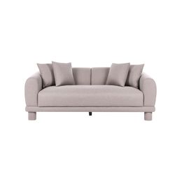 Beliani 3-Sitzer Sofa PORI in Beige - (W) 202 x (H) 74 x (L) 93 cm | Gr.: onesize