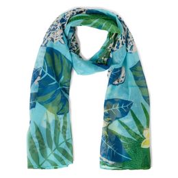 Marie Lund Schal in aqua mehrfarbig - 0003 | Gr.: onesize