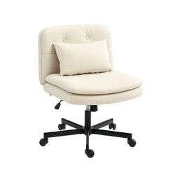 HOMCOM B&uuml;rostuhl in Beige 67L x 63B x 93H cm | Gr.: onesize