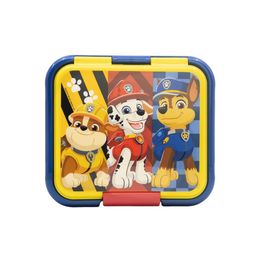 PAW PATROL Kinder Premium Brotdose Lunchbox mit 3 F&auml;chern in Gelb | Gr.: onesize