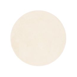 Pergamon Super Soft Kinder Hochflor Teppich Silky Kids Rund in Creme | Gr.: 120 x 120 cm