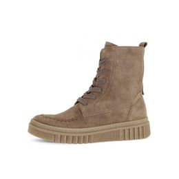 Gabor Schn&uuml;rstiefel in Beige | Gr.: 40,5