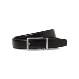 MONTI Lederg&uuml;rtel Stanford in schwarz - 0001 | Gr.: 110 cm