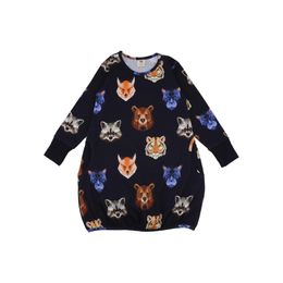 Walkiddy Kleid 'Reflection Animals' M&auml;dchen Gr&ouml;&szlig;e 146 dunkelblau