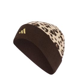 adidas Performance Athletic Hat 'Leo Graphic' male size 56/57 Beige / Brown / Dark brown / yellow gold