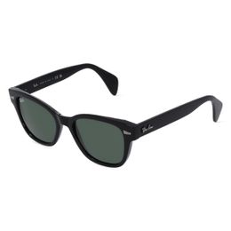 Ray-Ban RB 0880S | Unisex-Sonnenbrille | Fassung: Vollrand, Quadratisch, Propionat, Schwarz Gl&auml;nzend | Glasfarbe: G15