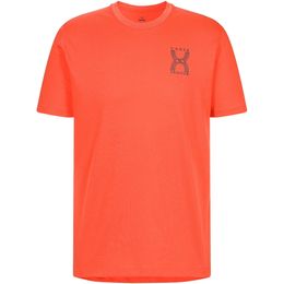 Under Armour Funktionsshirt 'Run 96' Herren Gr&ouml;&szlig;e S orange / schwarz